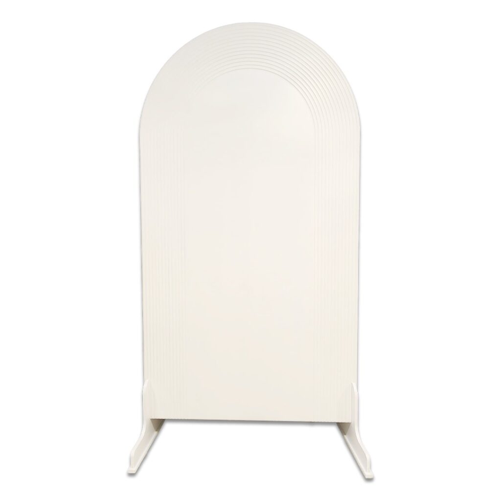 Large Engraved Arch Backdrop with Plain Middle – beuniqueleb